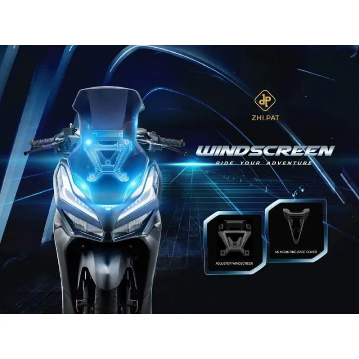 Explosive models ZHIPAT WINDSHIELD ( CLICK V2 V1 , AB AND AEROX 2021 ...