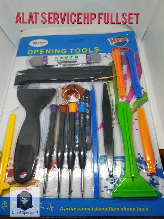 ALAT SERVICE HP LENGKAP / OPENING TOOLS SET POWER NO.2288 / OBENG SET ...