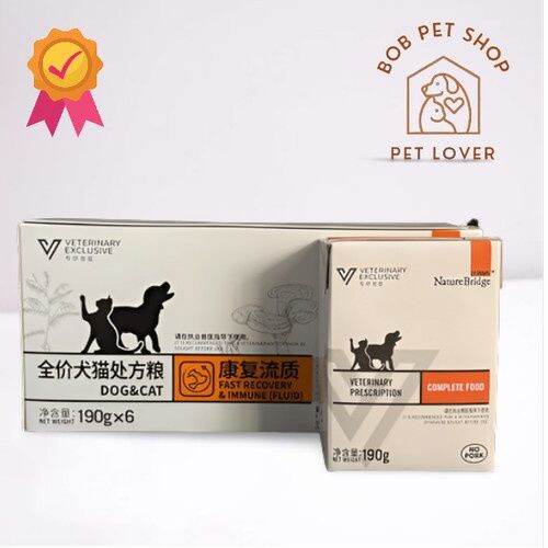 NATURE BRIDGE VET RECOVERY FLUID IMMUNE UNTUK KUCING DAN ANJING 190GR ...