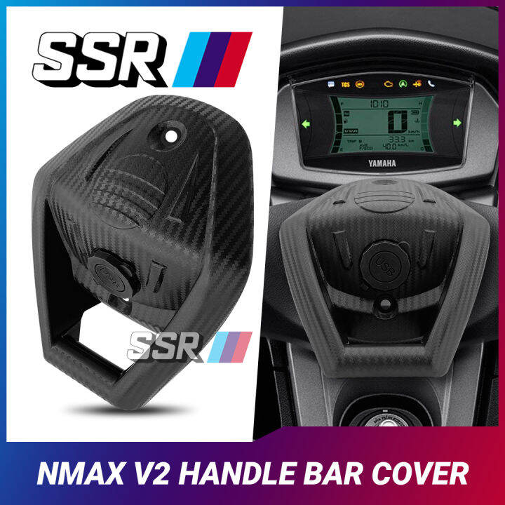 Yamaha Nmax V2 Handle Bar Cover With USB Charger Carbon Original SSR ...
