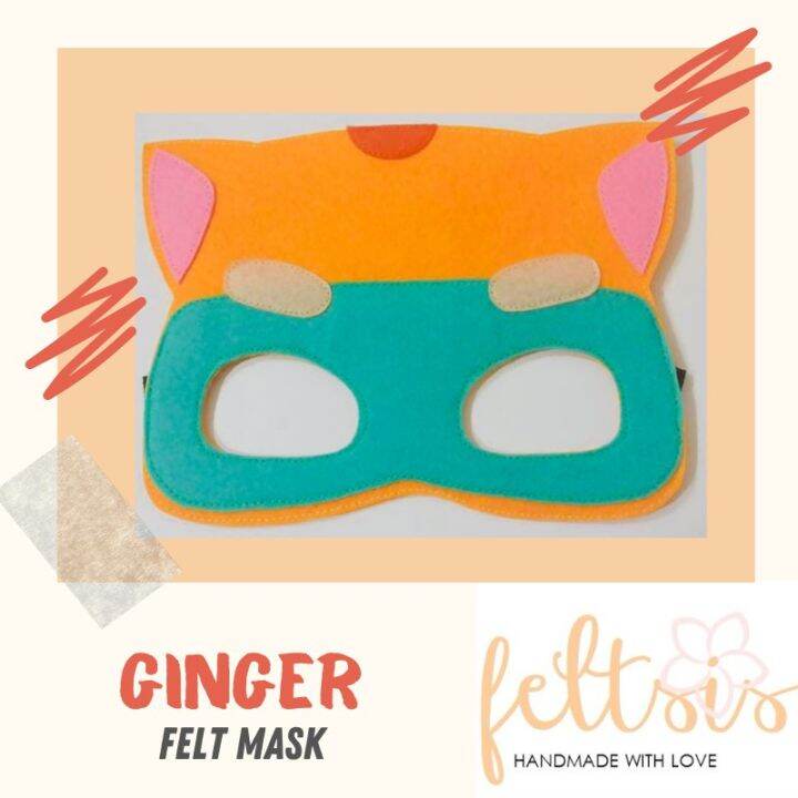 Talking Tom Hero Dash Inspired Felt Mask | Lazada PH