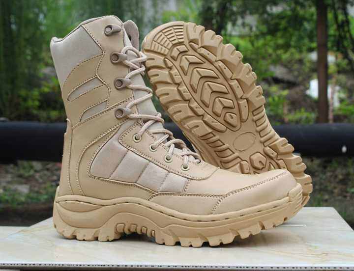 SEPATU SAFETY PDL GURUN CHAMELEON PDL TNI POLRI POL PP CREAM TACTIKAL ...