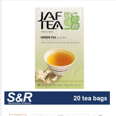 Jaf Tea Green Tea Jasmine 20 tea bags | Lazada PH