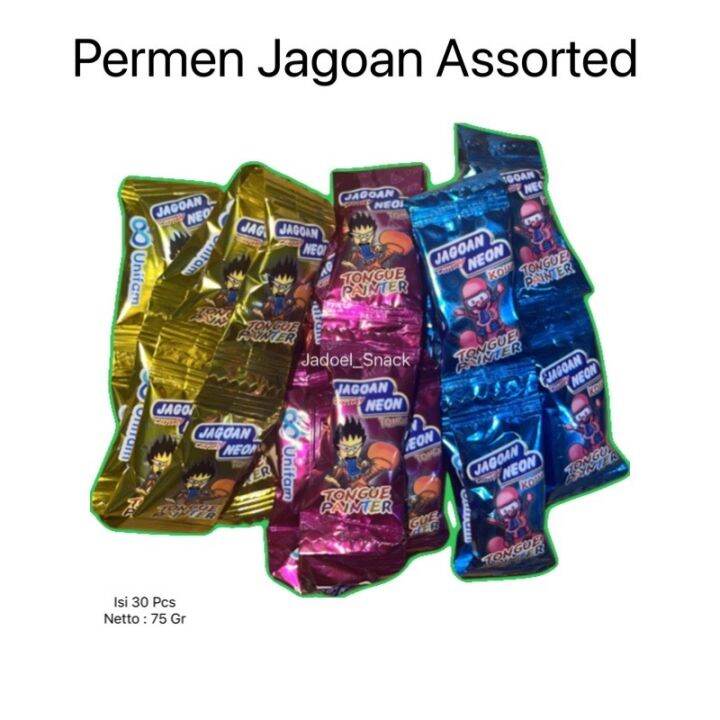 Permen Jagoan Neon Assorted Kecil - Isi 30 pcs - Permen Jadul by Jadoel ...