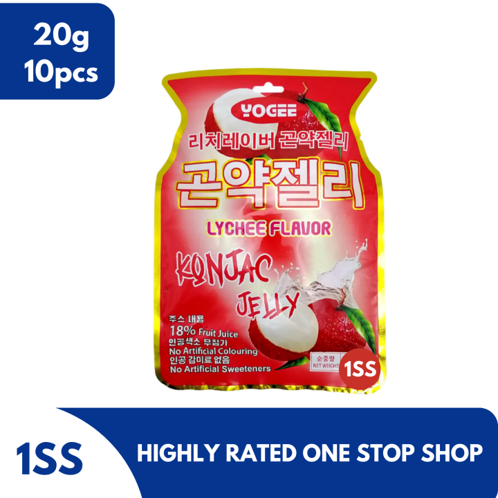 Yogee Lychee Konjac Jelly, 20g x 10pcs | Lazada PH Yogee Lychee Konjac Jelly, 20g x 10pcs | Lazada PH
