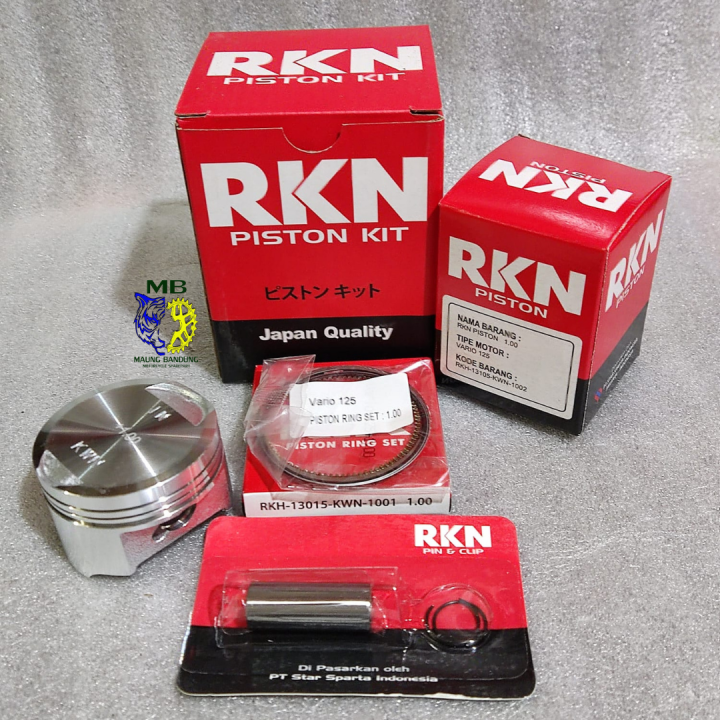 RKN PISTON KIT MOTOR VARIO 125 OS STD 50 200 SEHER MOTOR VARIO 125 OV ...