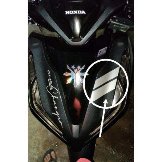 HONDA CLICK V2 FRONT LINING STRIPE DECALS 125 150 | Lazada PH