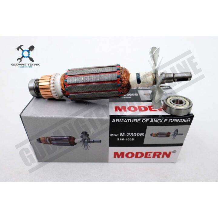 Angker Gerinda MODERN M 2300B / Armature Mesin Gerinda Tangan MODERN ...