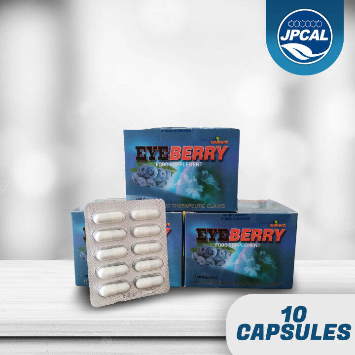 EYEBERRY - 10 CAPSULES EYE SUPPLEMENT | Lazada PH