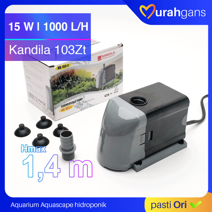 Pompa Air Celup Kandila KD 103 Z Power head Aquarium 1000 L/H | Lazada Indonesia