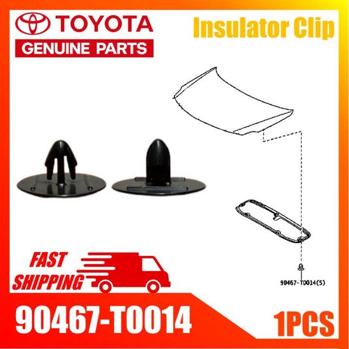 Genuine Toyota Insulator Clip 90467-T0014 ( 1PCS ONLY ) – Insulator ...