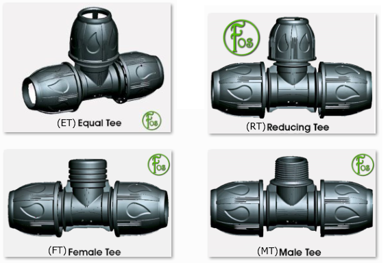 Poly Pipe fitting Tee 50mm, 63mm | Lazada