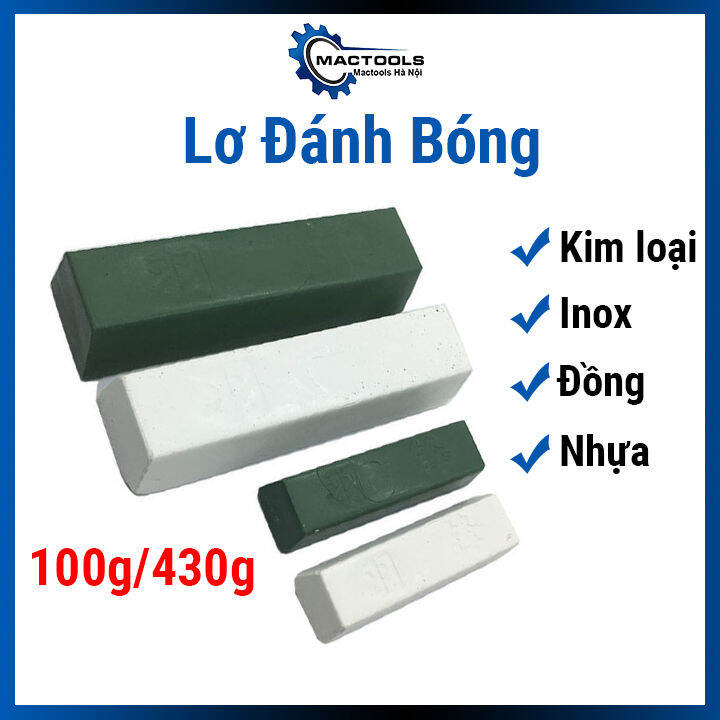 Sáp lơ đánh bóng kim loại, inox, đồng, nhựa PC , nhựa PMMA , nhựa melamin 100g/430g | Lazada.vn