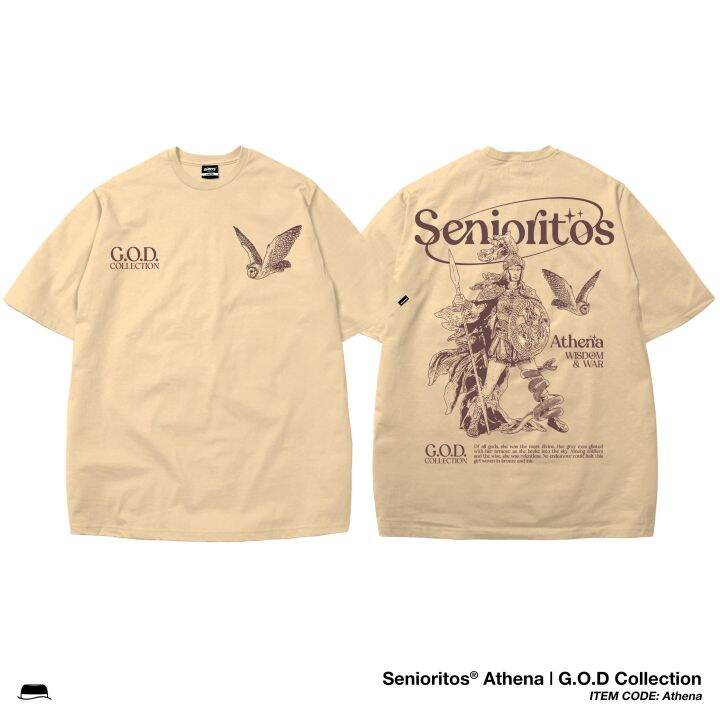 Senioritos® Athena — GOD Collection | Tshirt | Unisex | Men | Women ...