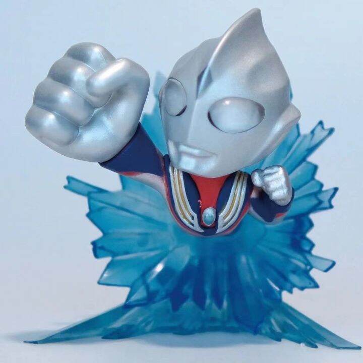 Ultraman Tiga Figure Boy Collection Zero Doll Model Car Tabletop ...