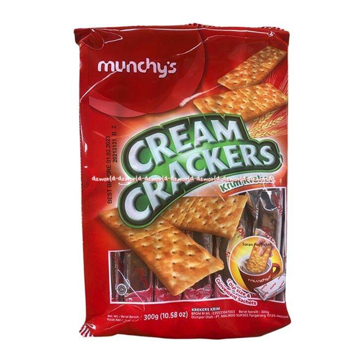Munchy's Cream Crackers 300gr Vege Cracker Krim Kraker Sayuran ...