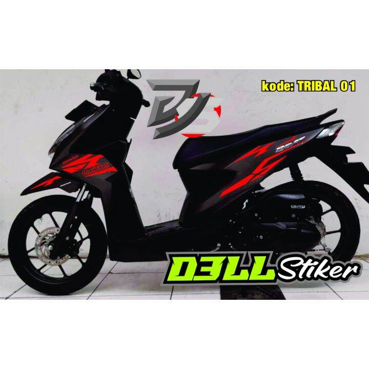 Cutting Sticker Beat Deluxe - Aksesoris Motor Stiker Honda Beat 2020 ...