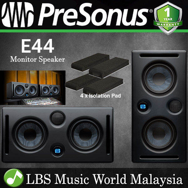 PreSonus Eris E44 Dual 4.5" Professional Powered Studio Monitor Speaker ...
