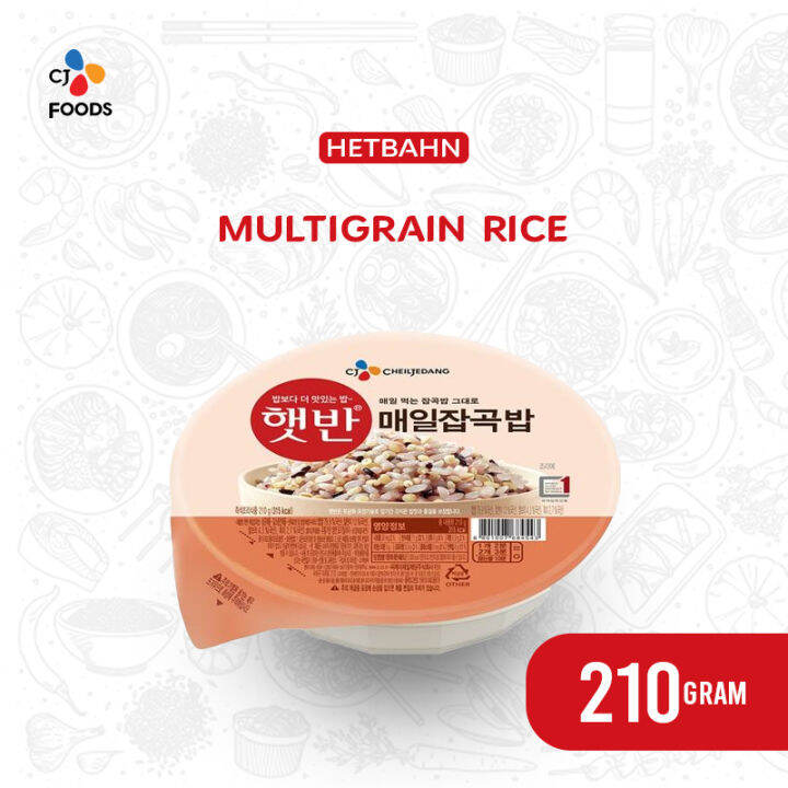 HETBAHN Nasi Instan Beras Multigrain 210 Gram | Lazada Indonesia