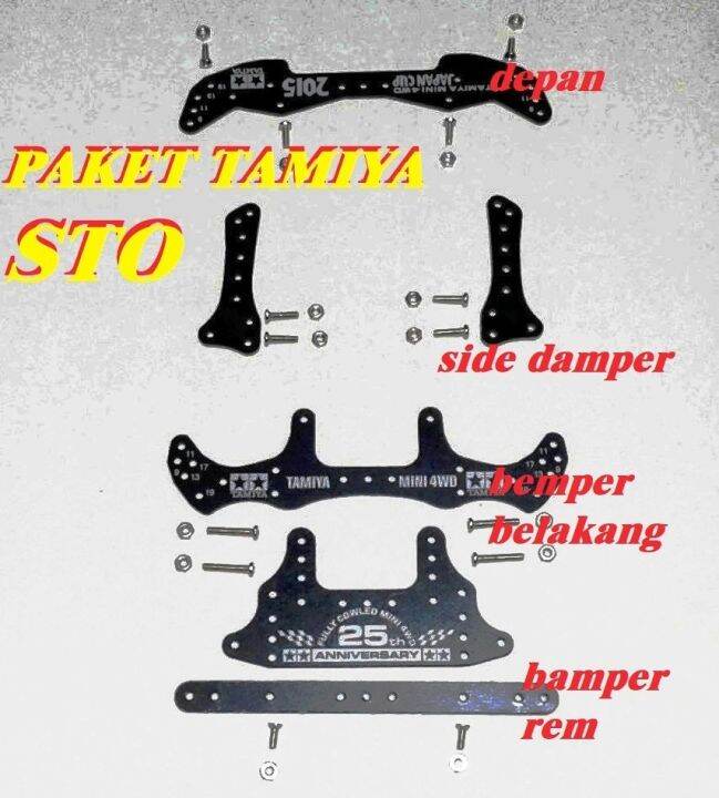 Paket Tamiya Modifikasi STO 50 FRP(motif Tamiya) Cocok Untuk Chassis MA ...