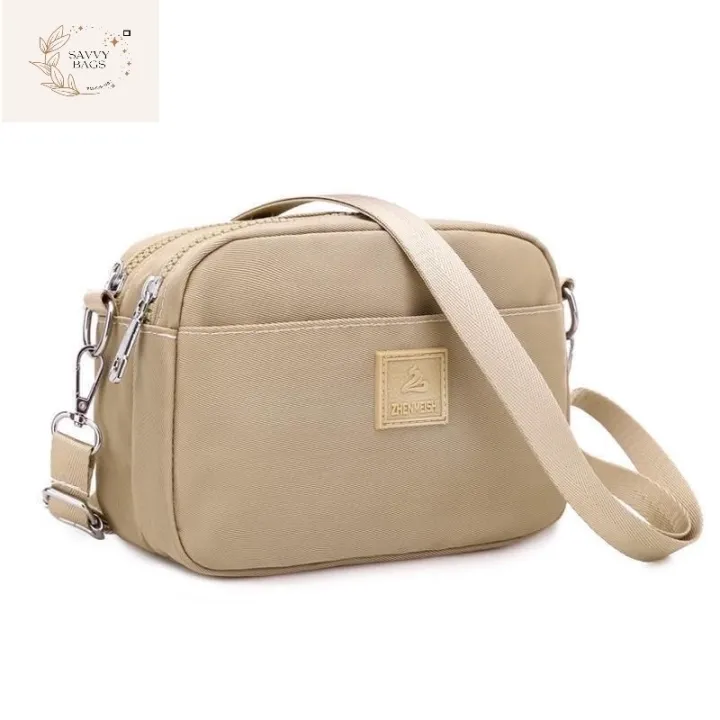 Nylon leisure diagonal bag Oxygen water repellent Koran Sling bags ...