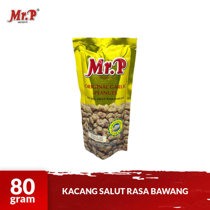 MR. P Kacang Panggang Varian Rasa Garlic Kemasan 80gr | Lazada Indonesia