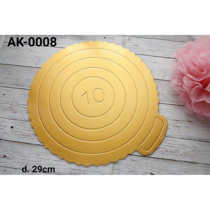 AK-0008 Tatakan kue tart cake board alas kue tart alas cake bulat 29 ...