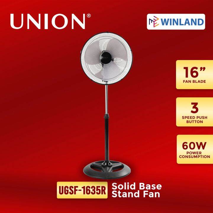 UNION by Winland 16inches Solid Base Stand Fan / Electric Fan UGSF ...