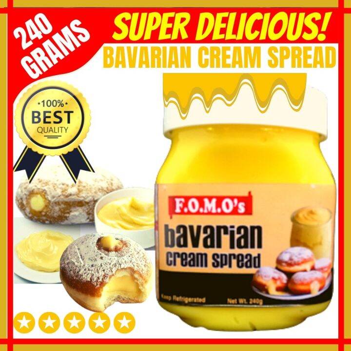 FOMO Bavarian Cream Spread Yema Spread Palaman sa Tinapay Spread ...