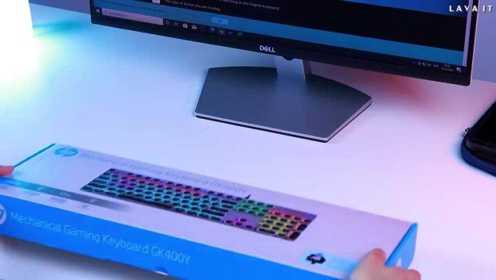 โปรโมชั่น HP GK400Y Gaming Keyboard คีย์บอร์ดเกมมิ่ง Mechanical Key การ ...