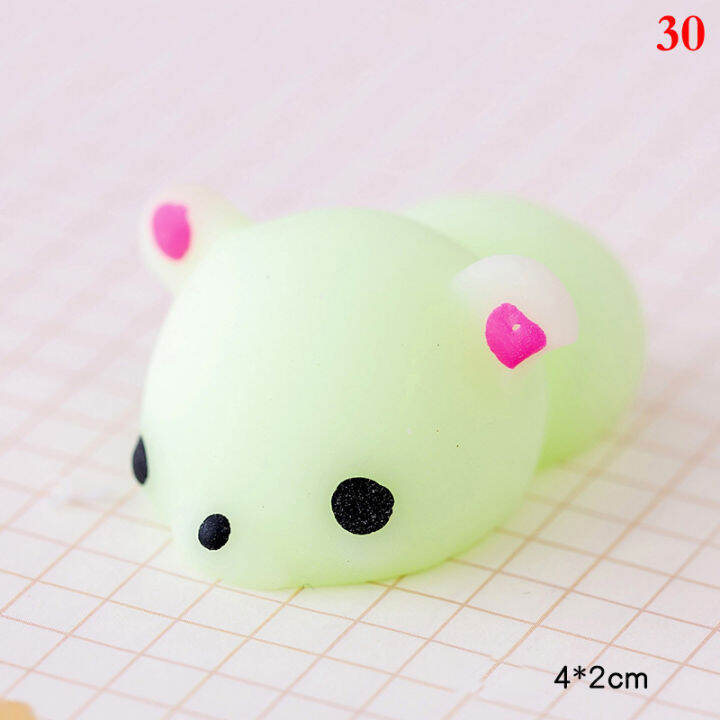 Blowing Kawaii Animal Soft Mochi Fidget Toys Anti-Stress Relief Sensory ...
