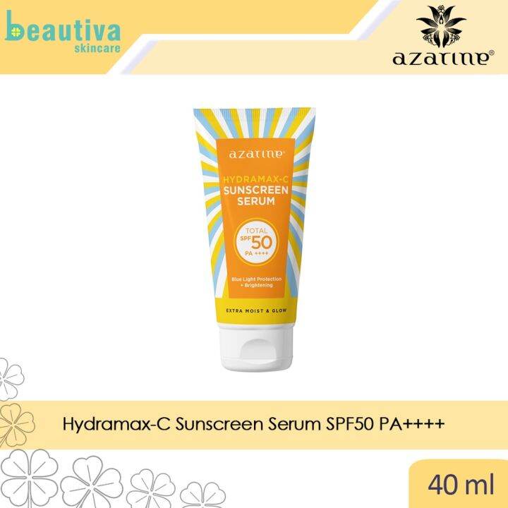 Azarine Hydramax-C Sunscreen Serum SPF50 PA++++ 40ml | Lazada Indonesia