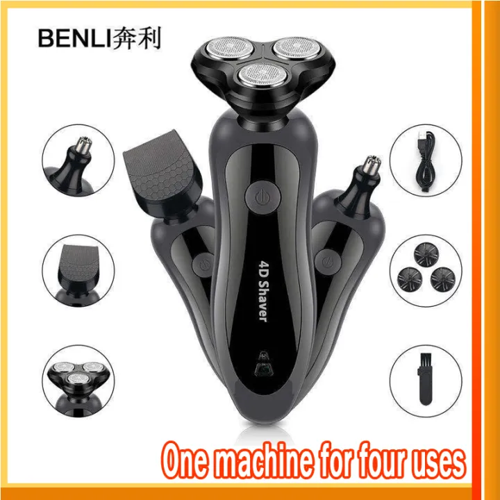 Razors for Men 3 in 1 Wireless Hair Clipper Electric Razor For Men ...