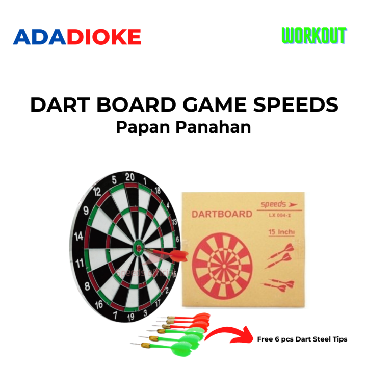 Papan Dart Board Game Pro Panahan Dinding 15 inch | Lazada Indonesia