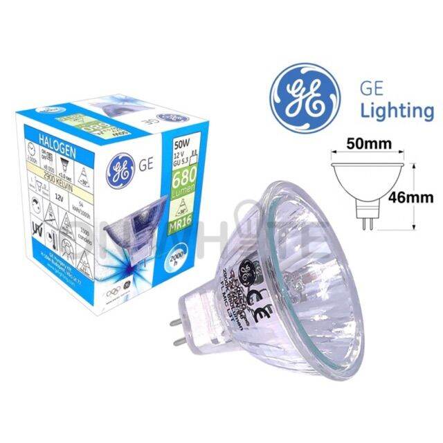 GE MR16 50w 12v Halogen Bulb | Lazada