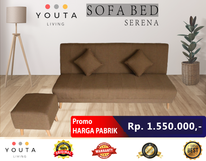 SOFA BED SERENA FREE SOFA PUFFF | Lazada Indonesia