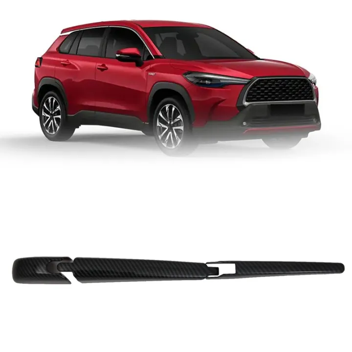 For Toyota Corolla Cross XG10 2020-2021 Car Accessories ABS Carbon Rear ...