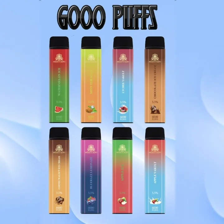 ready stock!!!PUFF PLUS MIGHTY KING 6000 PUFFS RECHARGEABLE POD DEVICE ...
