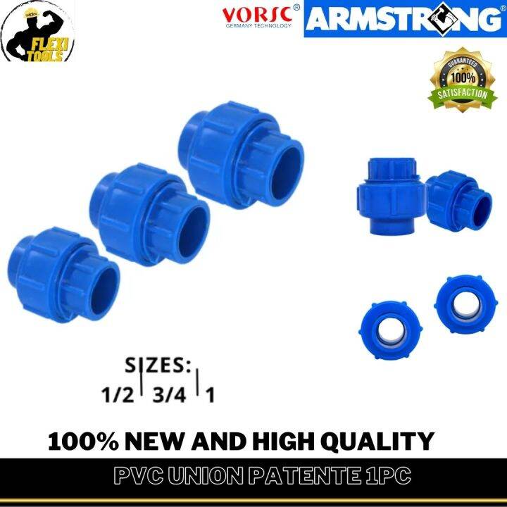 PVC UNION PATENTE 1pc (SIZE 1/2, 3/4 , #1) | Lazada PH