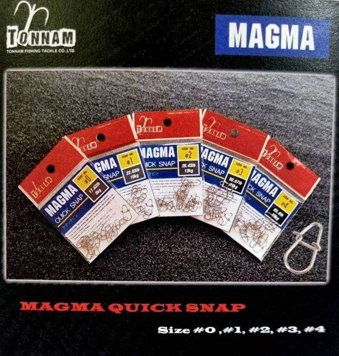 กิ๊ฟต้นน้ำ MAGMA - Quick Snap สีน้ำเงิน (1ซอง:20ชิ้น) | Lazada.co.th