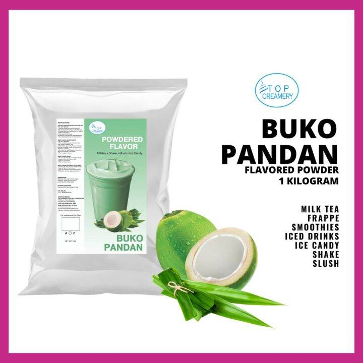 BUKO PANDAN FLAVORED POWDER (1 KG) - TOP CREAMERY | Lazada PH