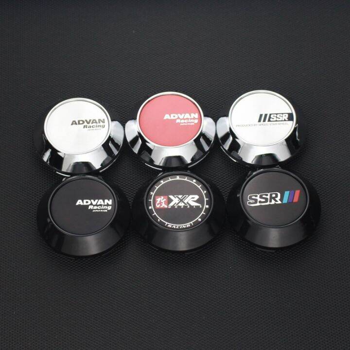 Hot New 4pcs xxr racing wheel hub caps 65mm OD & 60mm ID advan wheel ...