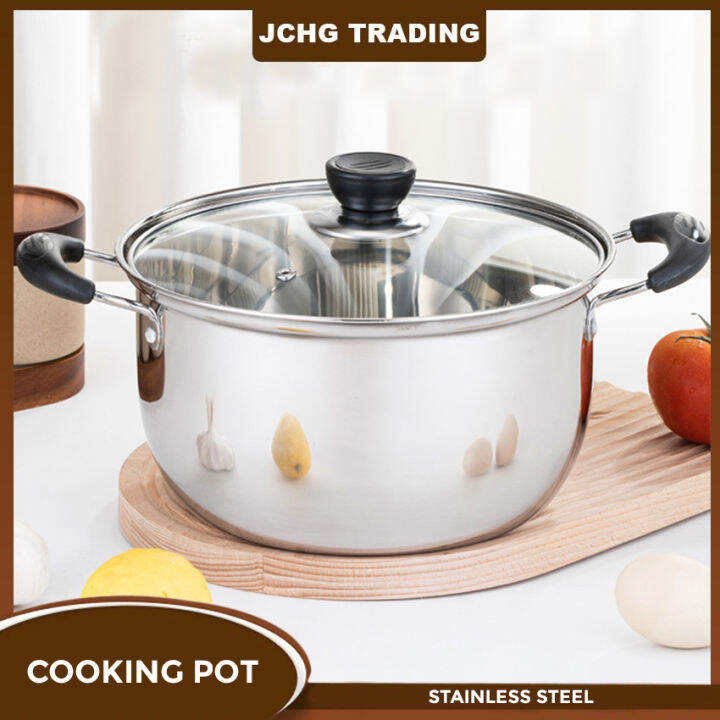 JCHG K10207(1/2) New Stainless Steel Cooking Pot / Milk Pot (20CM ...