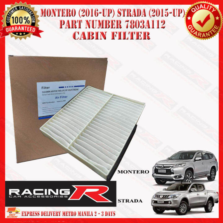 Cabin Filter ( 7803A112 ) Fitted for MITSUBISHI Montero ( 2016 - 2021 ...
