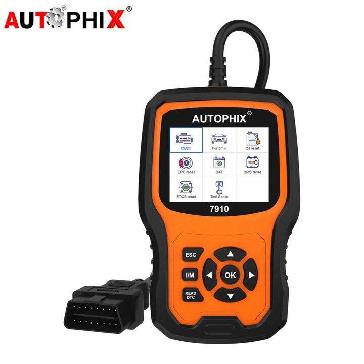 Autophix 7910สำหรับ BMW MINI OBD2 Scanner น้ำมัน EPB SAS ถุงลมนิรภัย ...