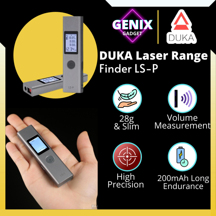 Xiaomi DUKA Range Finder LS-P | Portable Laser Distance Digital Laser ...