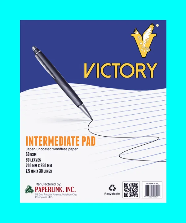 VICTORY Intermediate Pad 80 Leaves 60gsm - Paper from Japan | Lazada PH