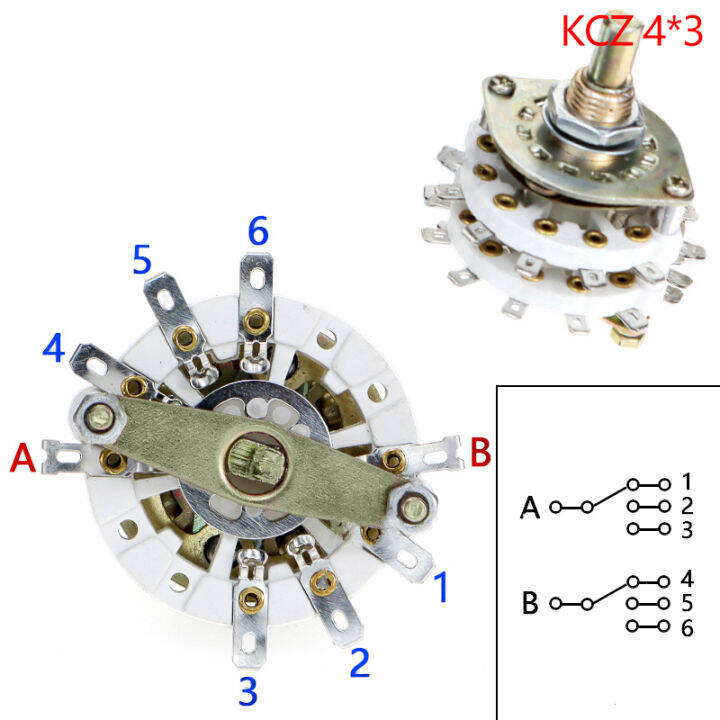 UG KCZ 2 Pole 6/7/8/9/10/11 4 Pole 3/5 Position With Channel Rotary ...