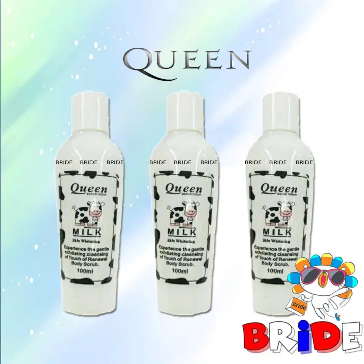 ( Set of 3 ) Queen scrub lotion milk 100ml | Lazada PH