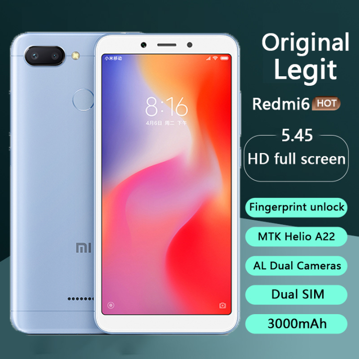 Xiaomi Redmi 6สมาร์ทโฟน3GB 64GB 4G LTE,โทรศัพท์มือถือ Android | Lazada ...